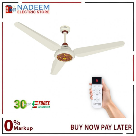 Khurshid Nitro Model 30 Watt Inverter Ceiling Fan – Nadeem Electric Store