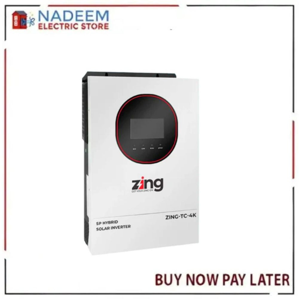 ZING 4kW Hybrid Solar Inverter | 24V | Dual Output | Smart Off-Grid ...
